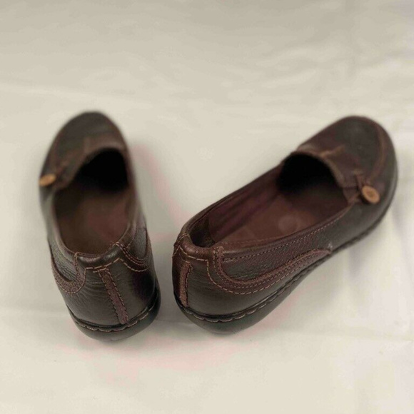 Clarks | Shoes | Clarks Womens Loafers Comfort Slip On Button 85 | Poshmark
